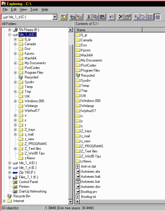 MANAGING YOUR INTERNET PROGRAMS & FILES